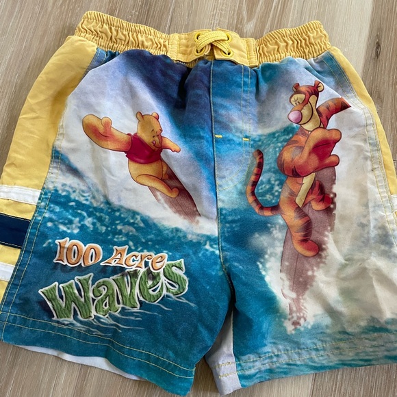 Disney | Swim | Vintage Winnie The Pooh Swim Trunks | Poshmark
